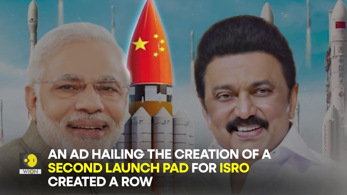Row erupts after Tamil Nadu Minister's Chinese flag on Indian rocket ad ...