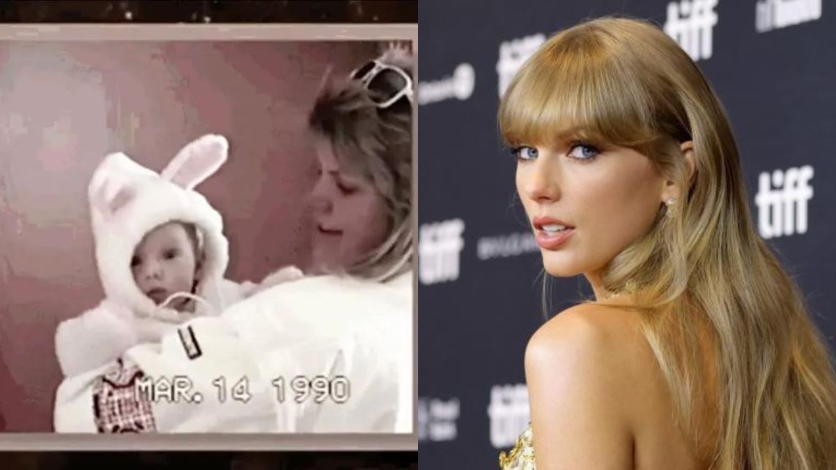 Throwback! Taylor Swift looks adorable as a little bunny in Easter 1990 ...