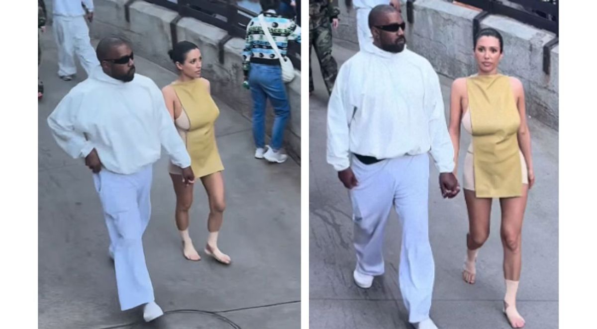 Bandages as shoes? Kanye’s wife Bianca makes shocking appearance with ...