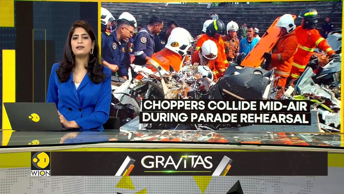 Gravitas | Malaysia Navy helicopter crash: Two choppers collide mid-air