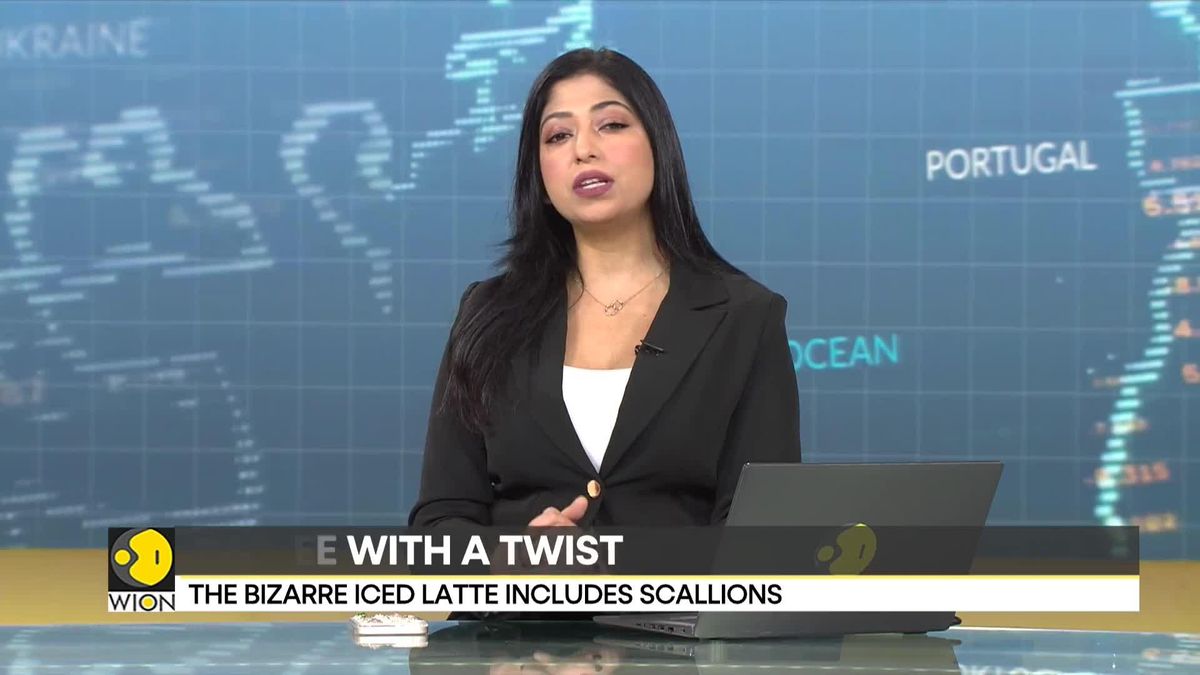 Spring onion latte has the internet divided | What is the 'dark cuisine ...