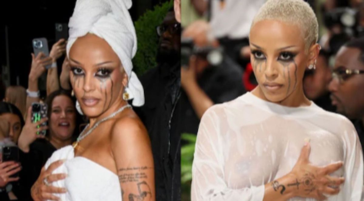 From wet shirt to towel, Doja Cat turns up in OUTRAGEOUS clothes at Met Gala 2024