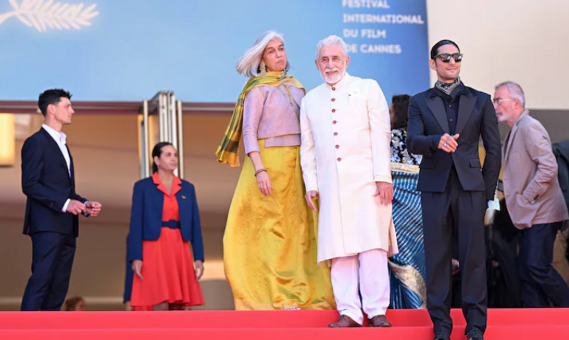 India@Cannes 2024: Naseeruddin Shah, Ratna Pathak Shah and Prateik ...