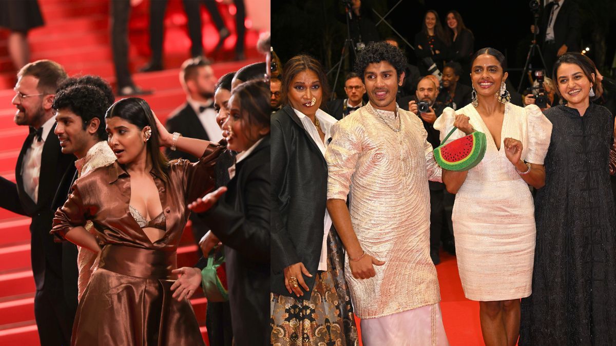 All We Imagine As Light actors dance on the red carpet as the film ...