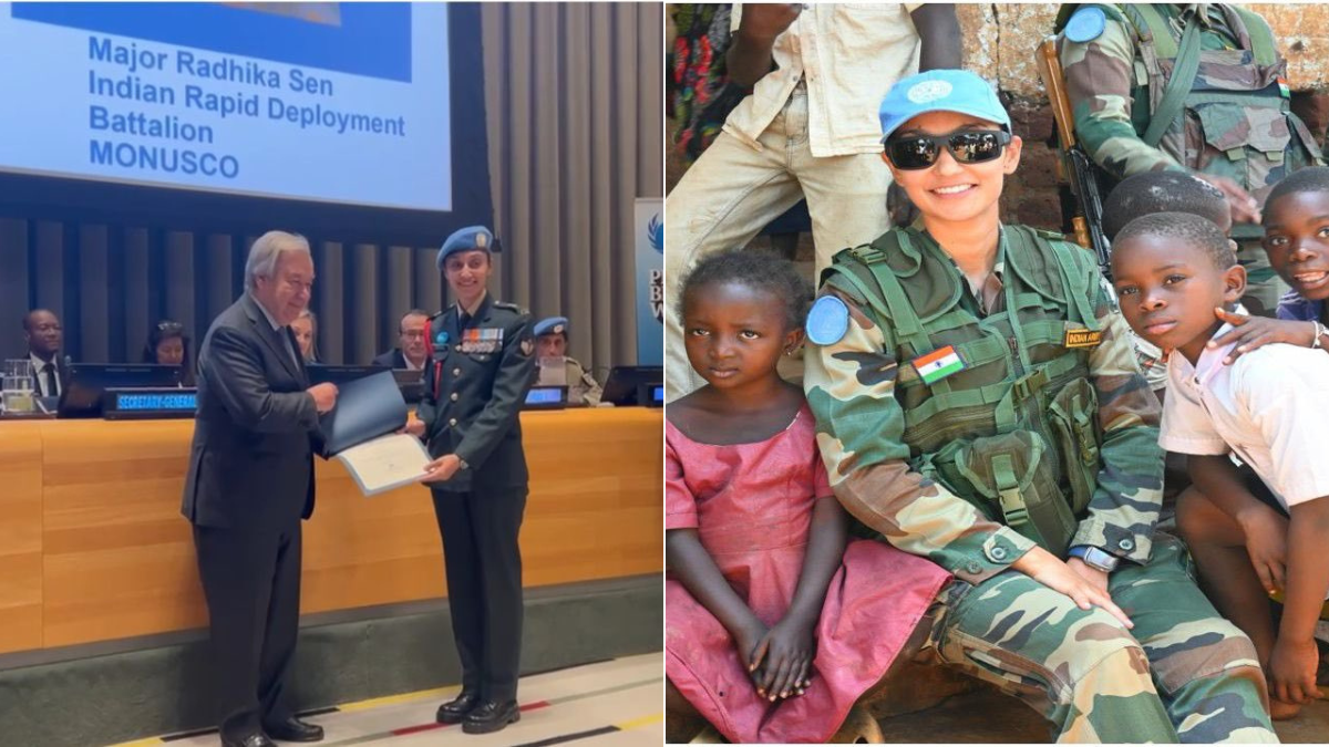 Major Radhika Sen of the Indian Army receives prestigious 2023 UN ...
