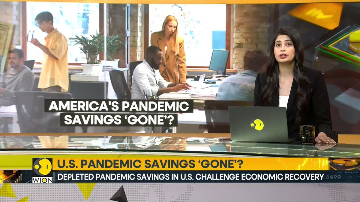 US pandemic savings ‘gone’?