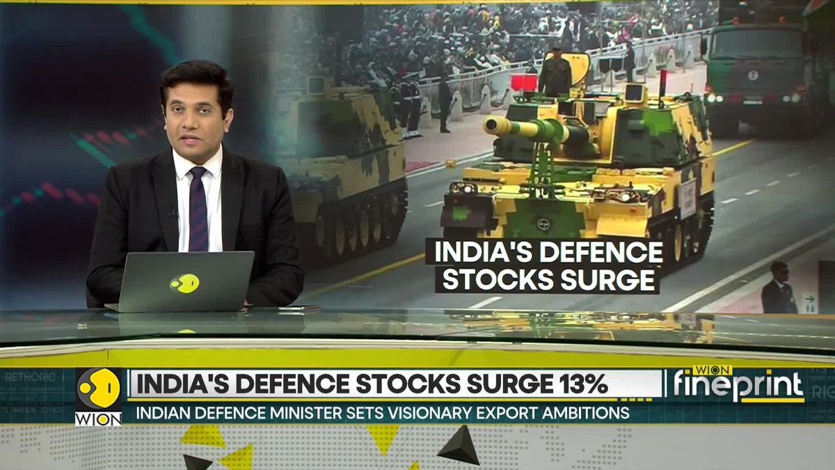 Indian defence stocks surge 13% following record defence production growth