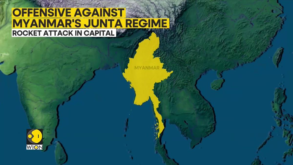 Resistance forces in Myanmar launch rocket attack in capital