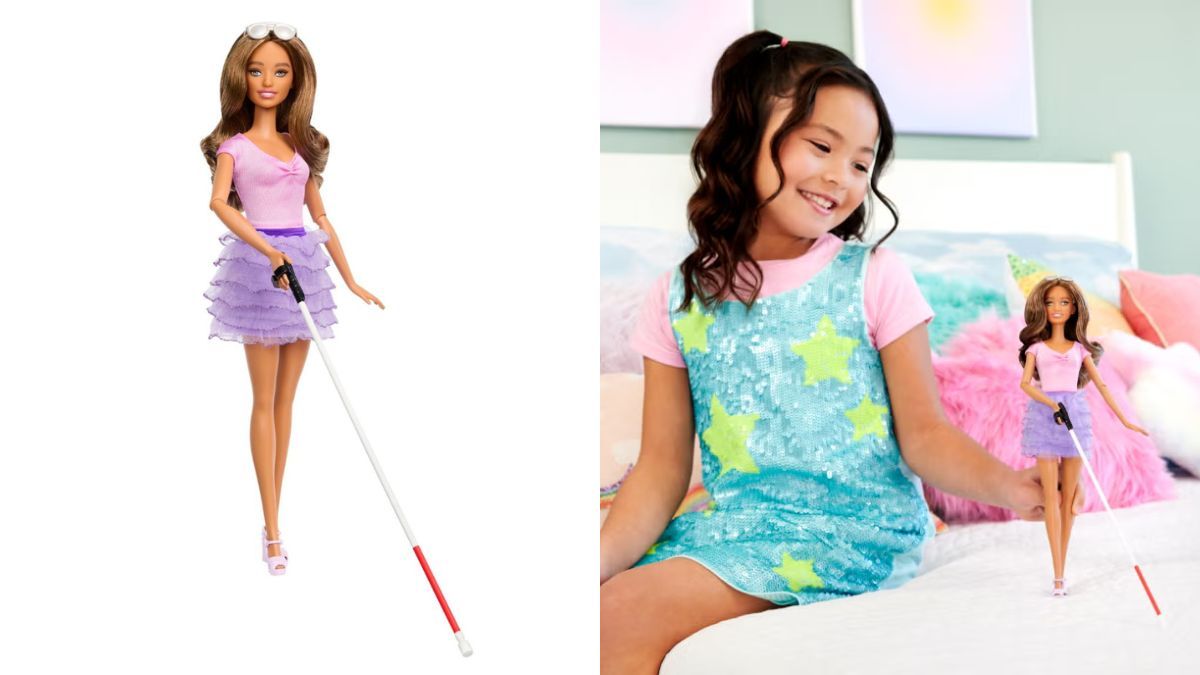 Mattel unveils FIRST blind Barbie as part of their inclusivity line