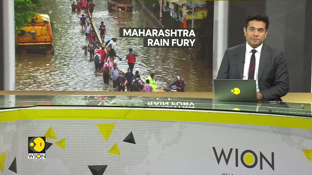 Incessant monsoon rains in India's western state of Maharashtra