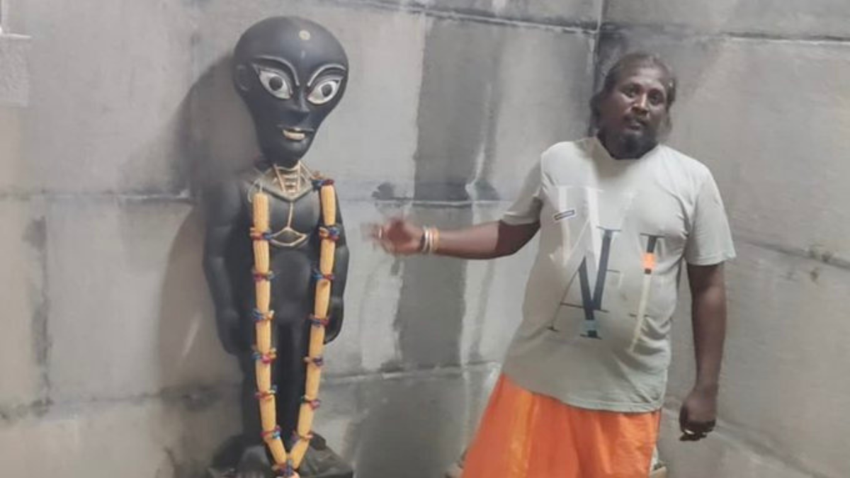 Indian man constructs temple for 'Alien God', claims he spoke to aliens ...