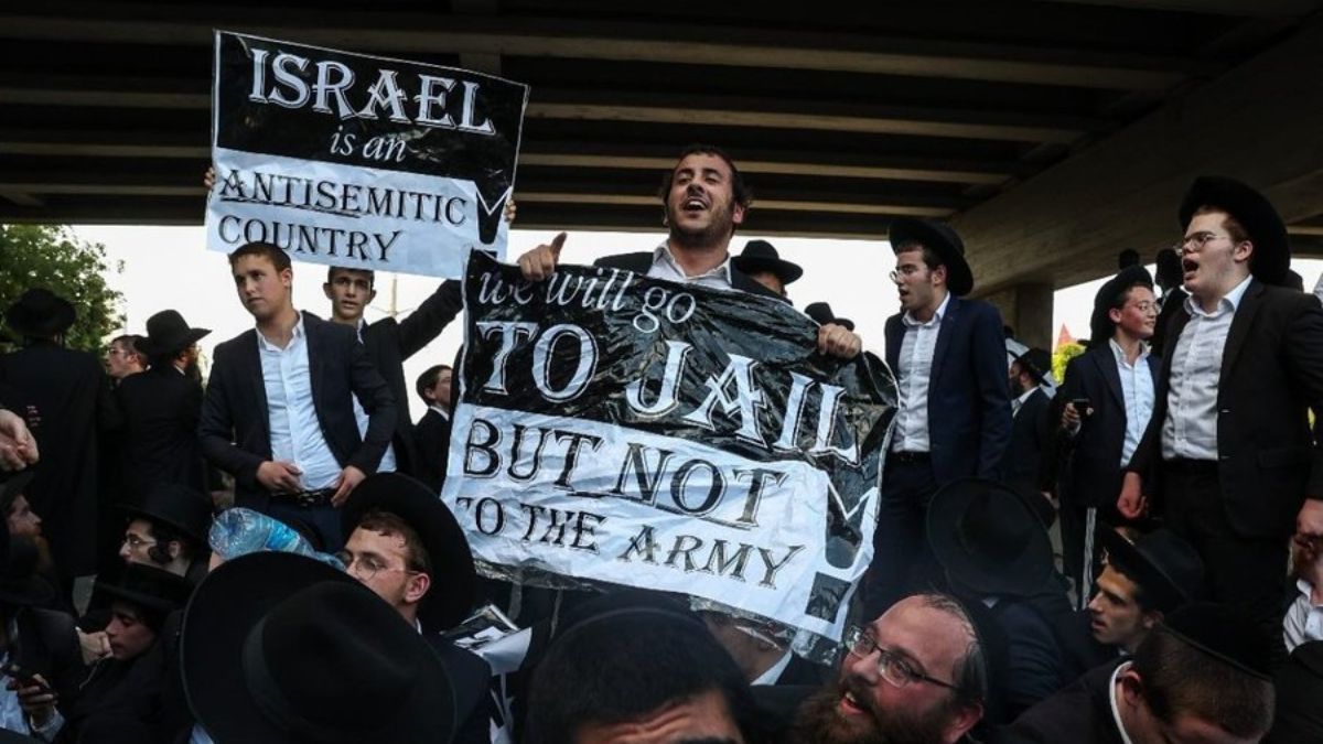 Dozens of ultra-orthodox Jews break into Israel's Tel Hashomer army ...