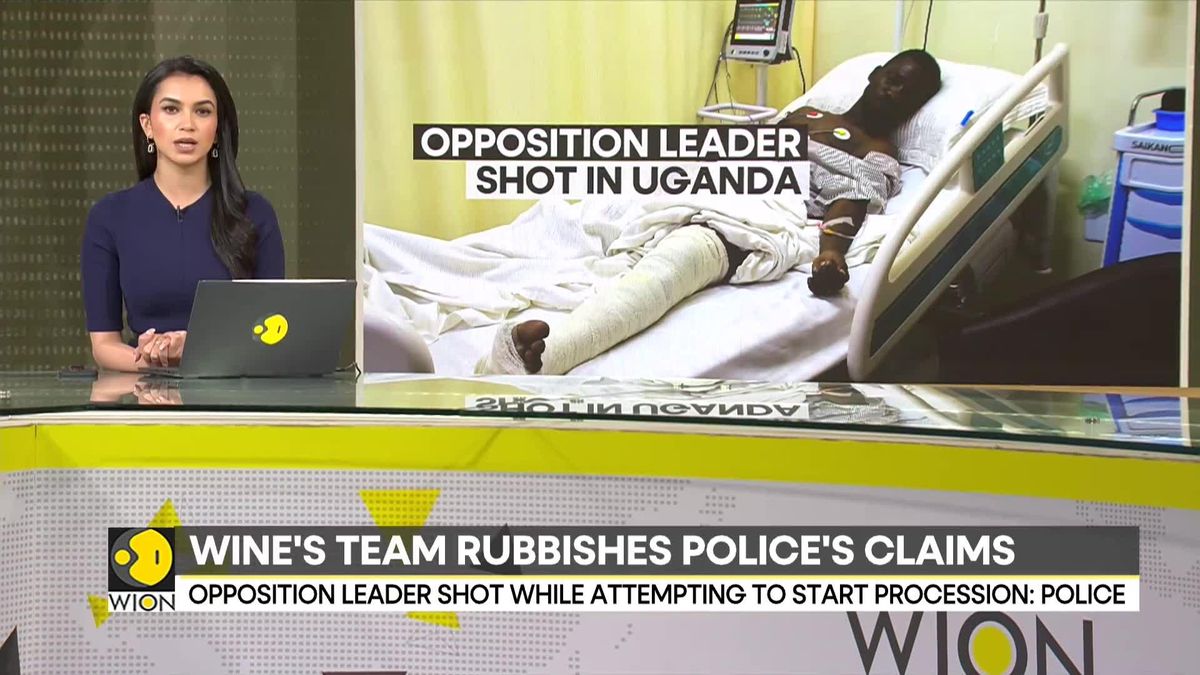 Ugandan opposition leader Bobi Wine shot in leg by security officials