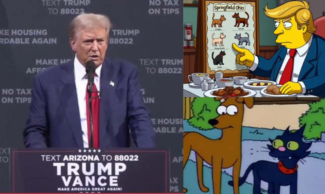 Did The Simpsons predict Donald Trump 'they’re eating the dogs' comment?