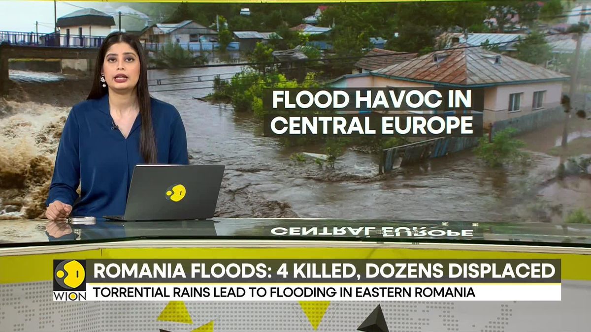 Romania floods: Over 100 evacuated amid floods