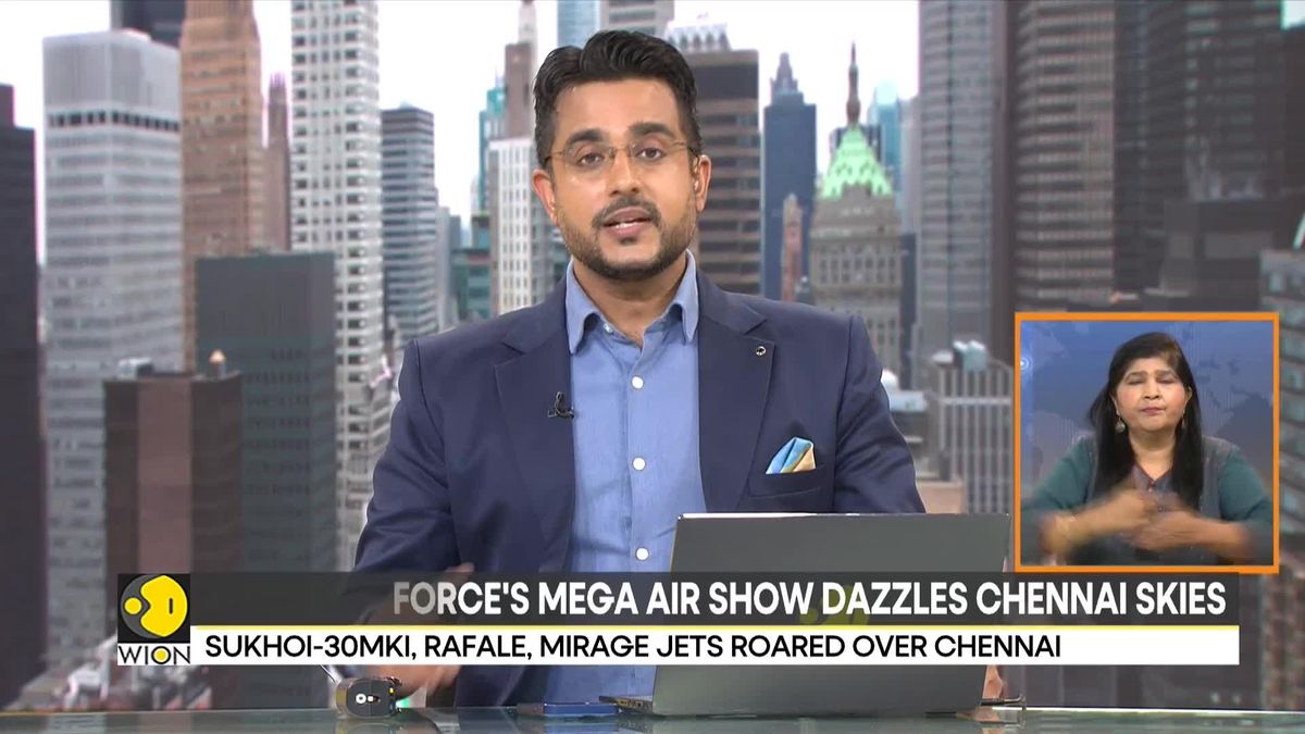 Chennai IAF Air Show: Indian Airforce's Mega Air Show Dazzles Chennai Skies