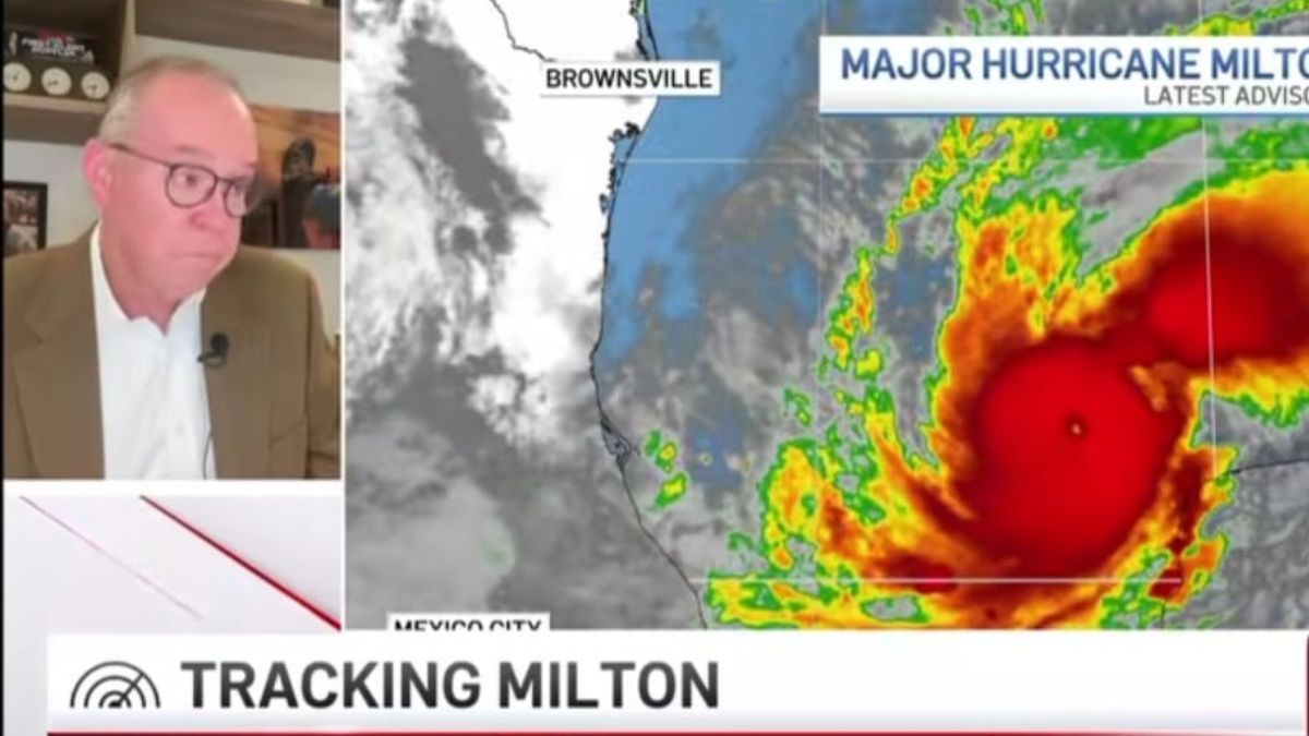 Watch: Meteorologist fights back tears while reporting Hurricane Milton ...