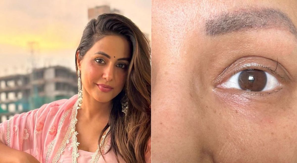Hina Khan puts up a brave front amid cancer struggle, shares pic of ...