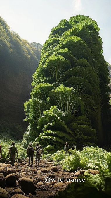 AI Visualisation of Giant-sized Vegetables Goes Viral