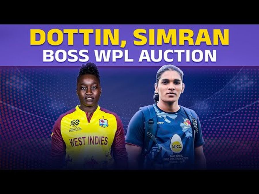 Deandra Dottin and Simran Shaikh boss WPL Auction | #WPL