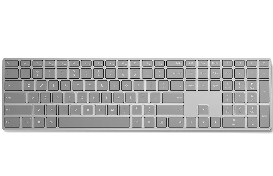 Microsoft's fingerprint sensor keyboard available