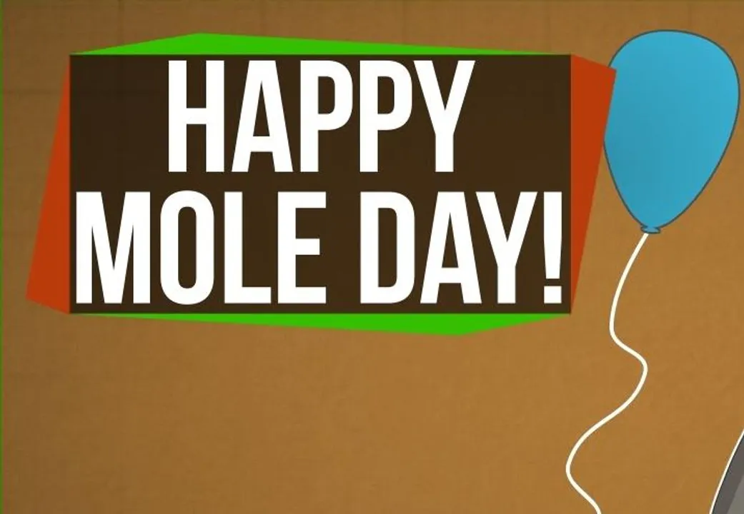 Mole Day Wishes, Quotes, Messages, Greetings to share with friends