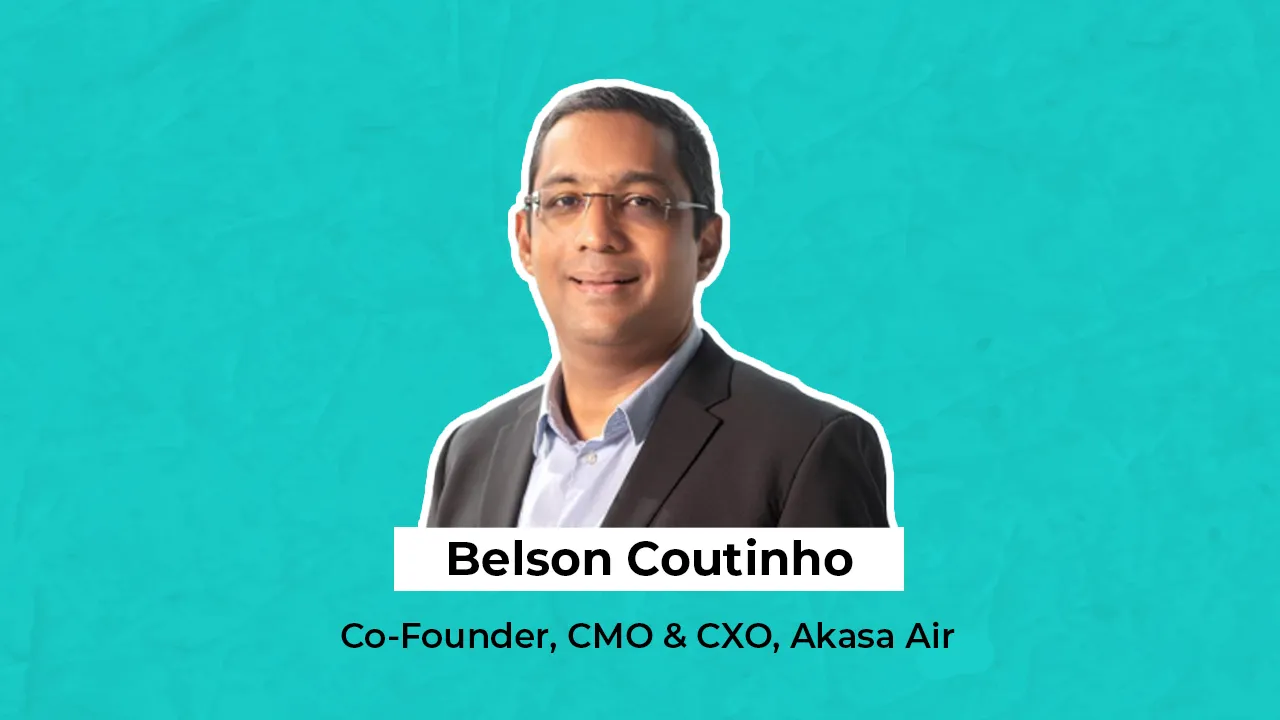 Belson Coutinho CMO Akasa Air