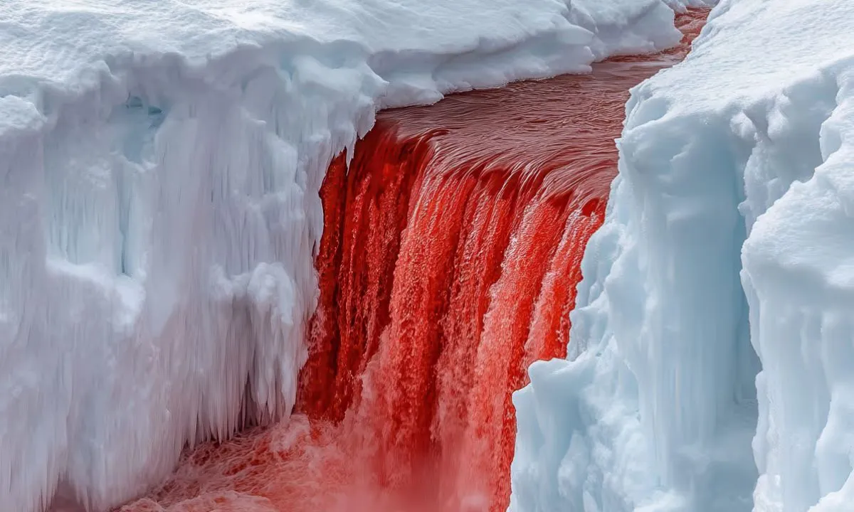 The red water flowing in Antarctica: What is the Blood Waterfalls?