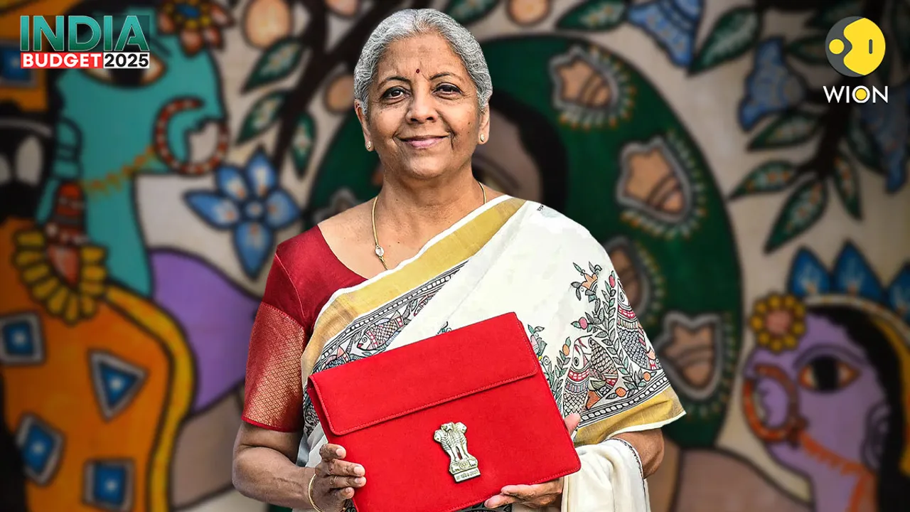 Budget 2025: FM Nirmala Sitharaman pays tribute to Madhubani art, dons elegant off-white saree