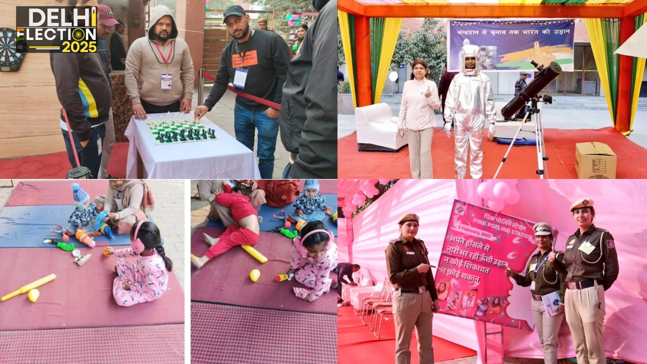 Delhi Assembly Election: Space to Sports theme, EC creates unique ...