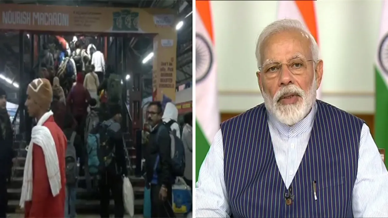 PM Modi expresses distress over New Delhi Railway Station stampede that ...