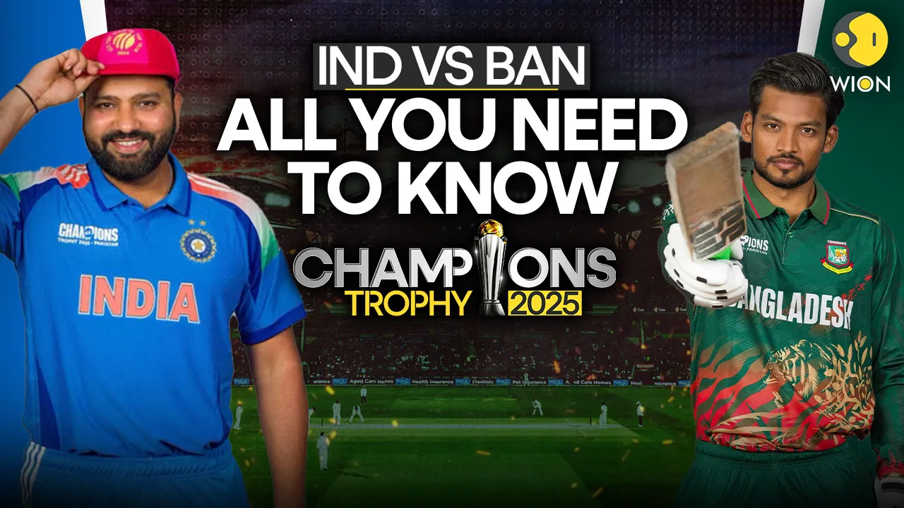 Ind vs Ban Champions Trophy 2025: All you need to know, check Live streaming, Head to head ...