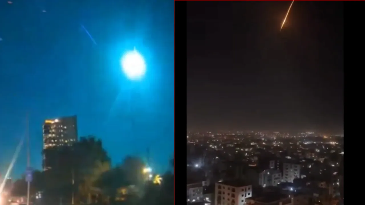 Fireball meteor lights up night sky in Karachi, Pakistan; creates loud ...