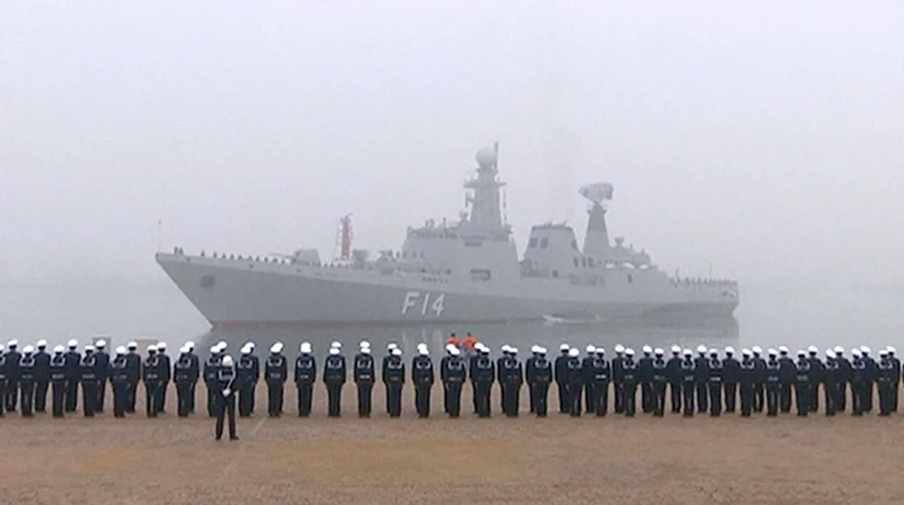 INS Shakti, INS Kolkata arrive in China's Qingdao port for ...