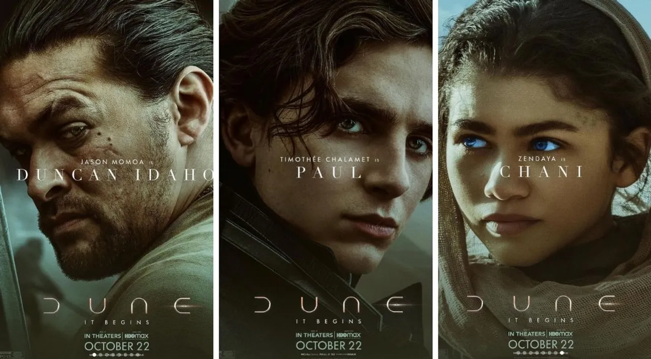 'Dune' character posters: Timothee Chalamet, Zendaya, Jason Momoa ...