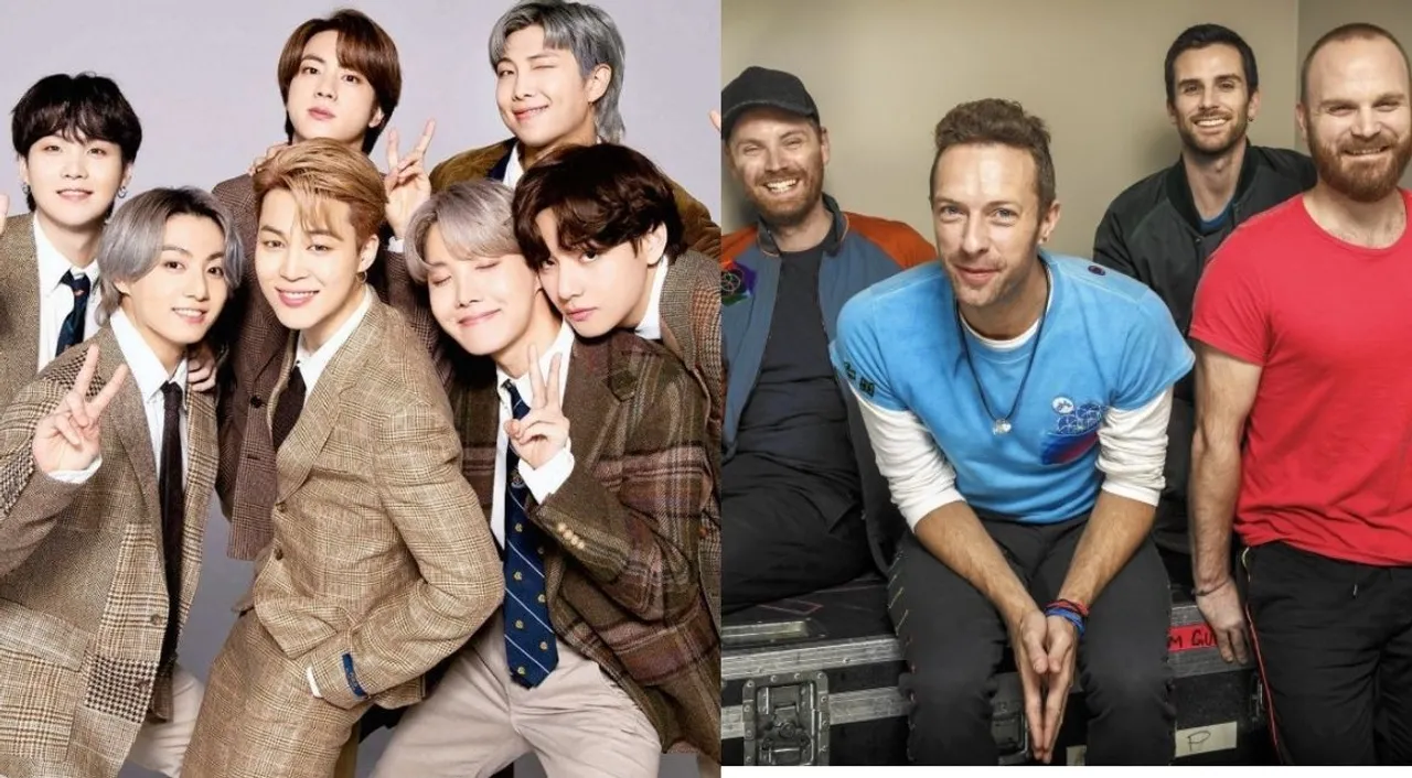 AMAs 2021: BTS and Coldplay perform 'My Universe' together as Megan ...