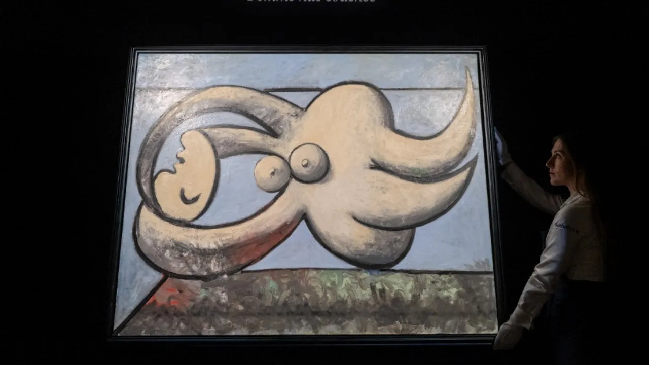 Pablo Picasso's painting 'Femme nue couchÃ©e' fetches $67.5 million at New York auction