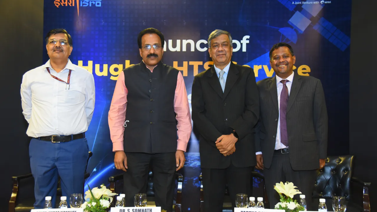 ISRO and Hughes launch India's first commercial satellite broadband service