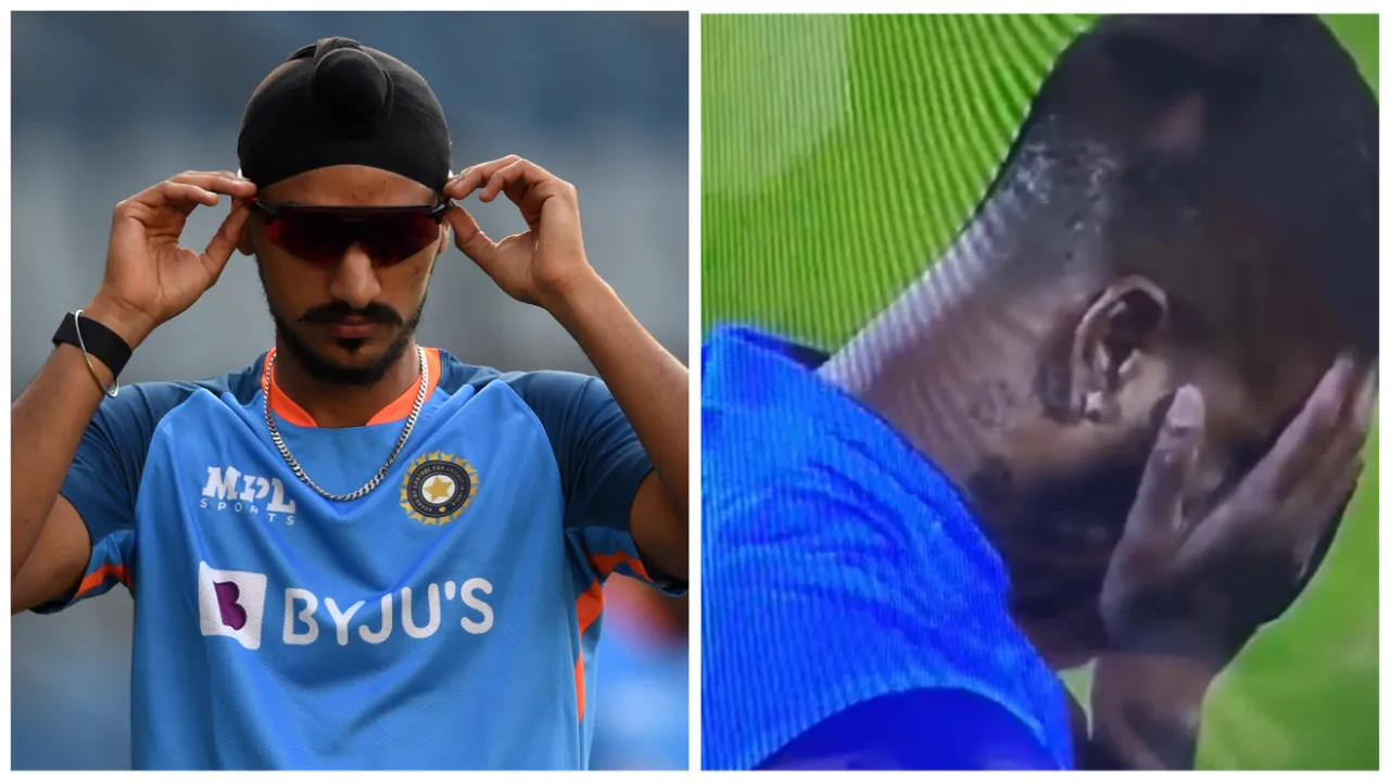 WATCH: Hardik Pandya covers his face in disbelief after Arshdeep Singh ...