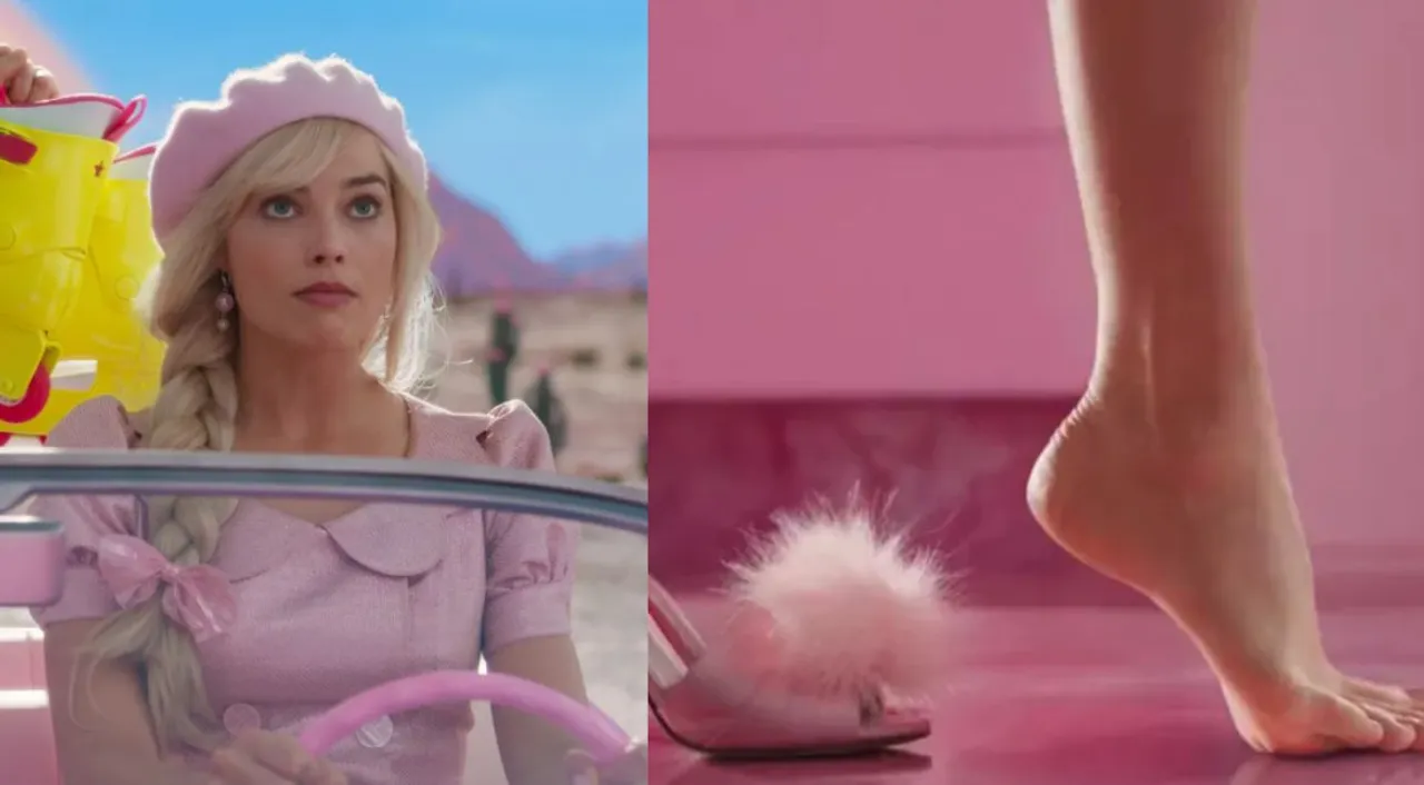 Chrissy Teigen can't get enough of Margot Robbie's feet in Barbie ...