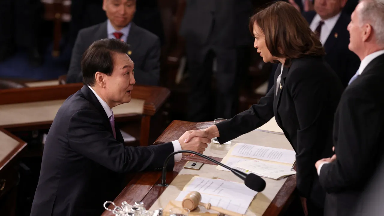 'I beat BTS to Capitol Hill!' South Korean President Yoon Suk Yeol addresses US Congress