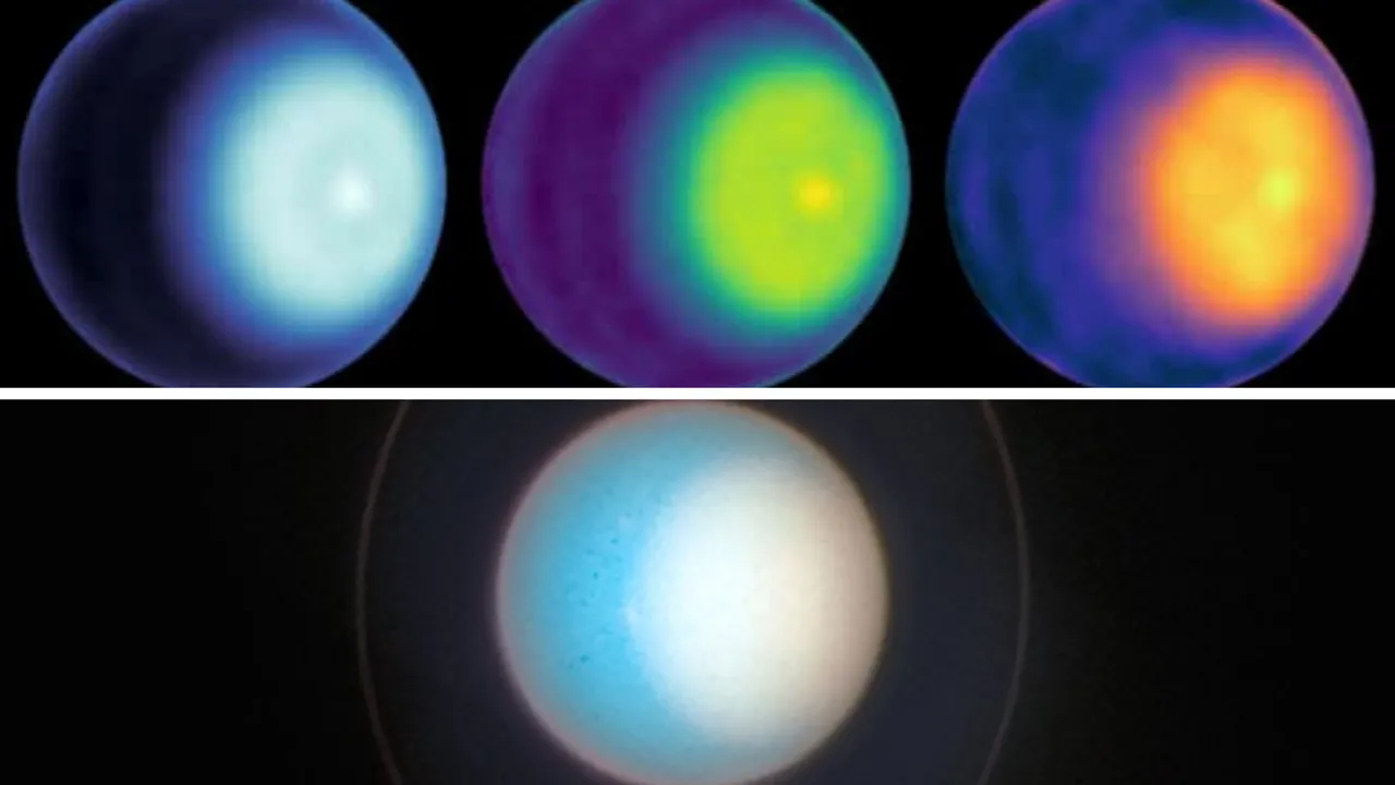 In a first, NASA finds strong cyclone swirling on north pole of Uranus