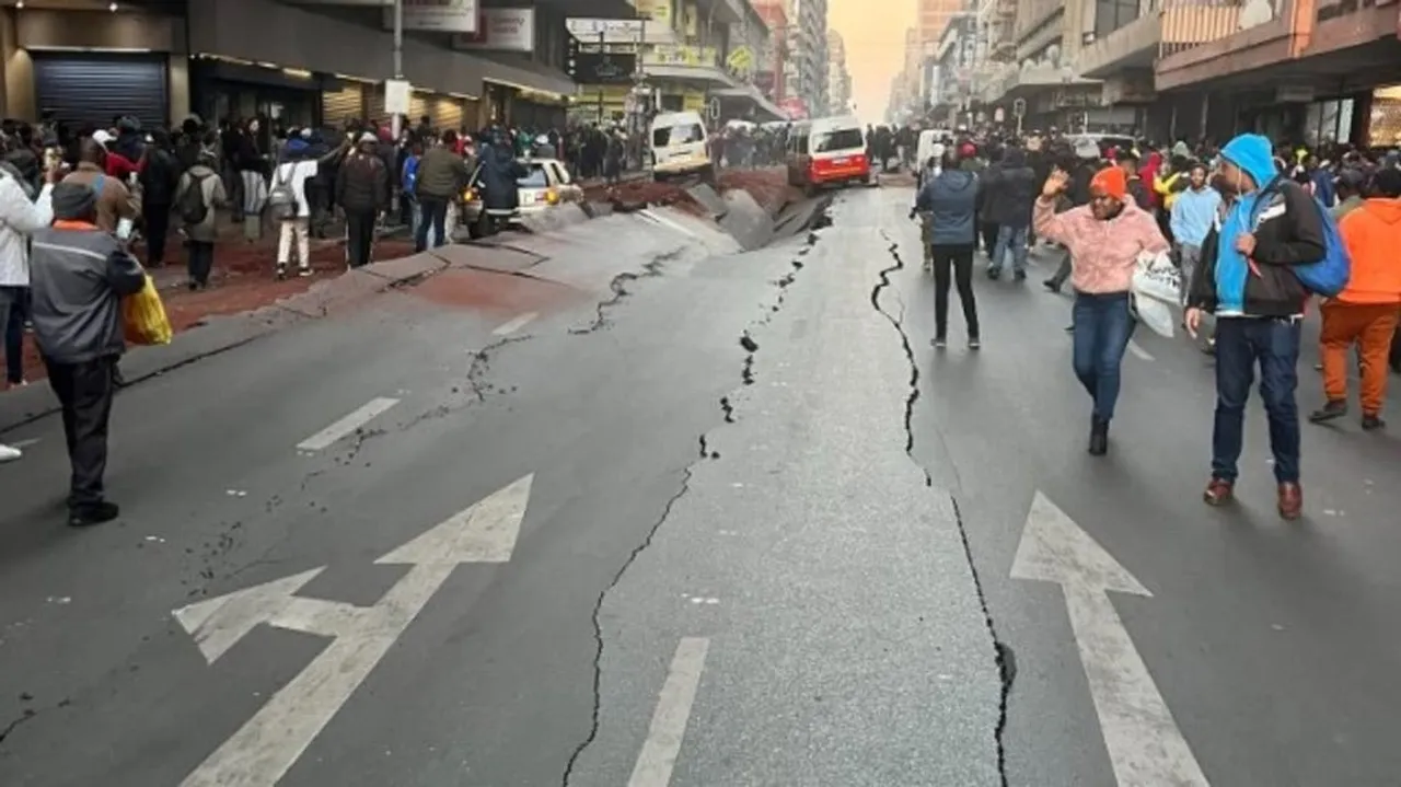 Watch: Strong blast in central Johannesburg leaves 41 injured, cause ...