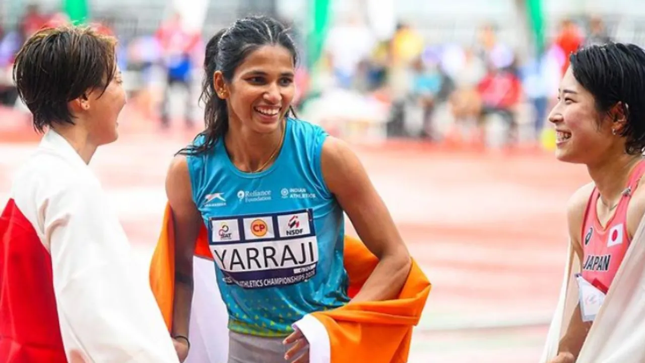 Asian Games: Jyothi Yarraji bags historic silver; Jinson Johnson ...