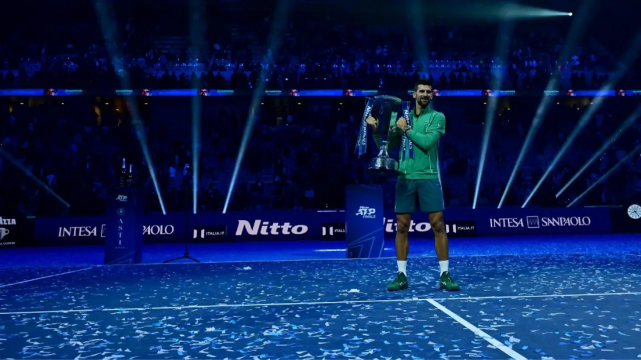 Tennis: Novak Djokovic wins record-breaking seventh ATP Finals title