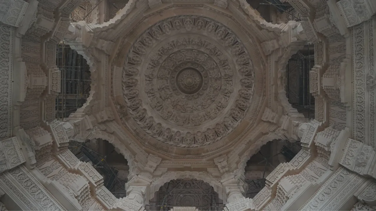 In Pics | India's Ayodhya Ram temple's sanctum sanctorum almost complete