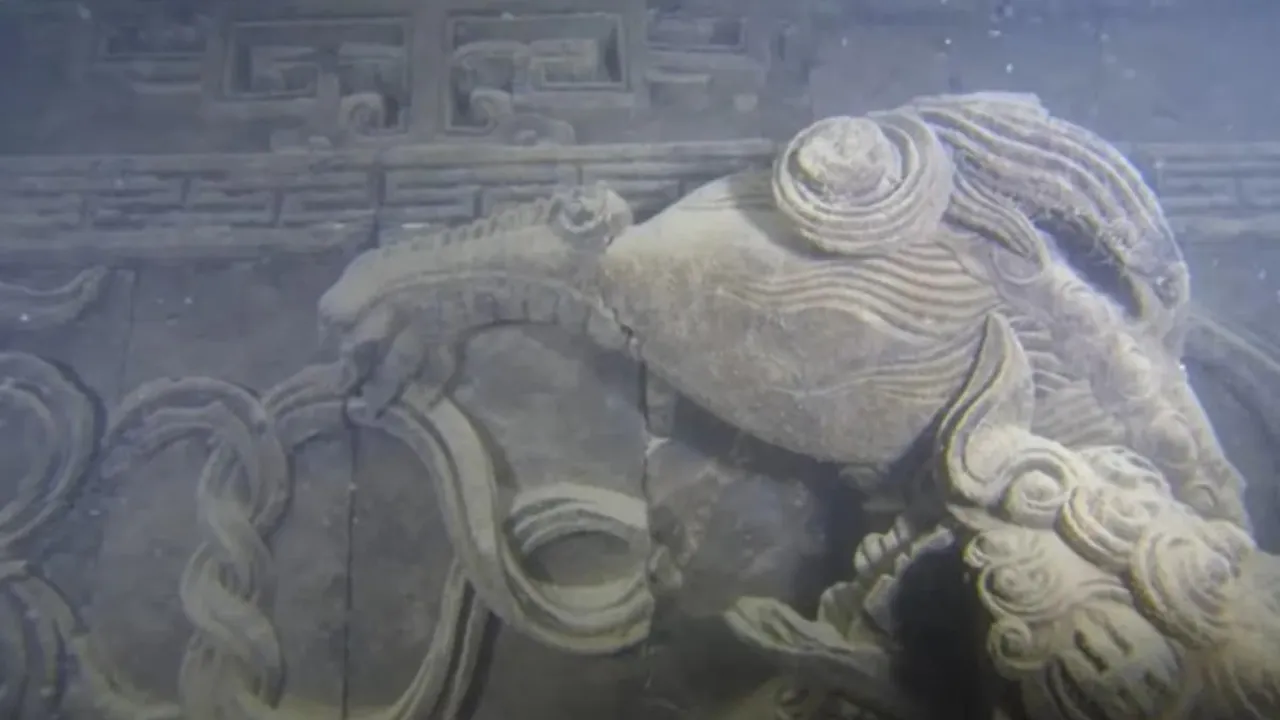 Ancient Chinese city resurfaces after decades underwater and is now ...