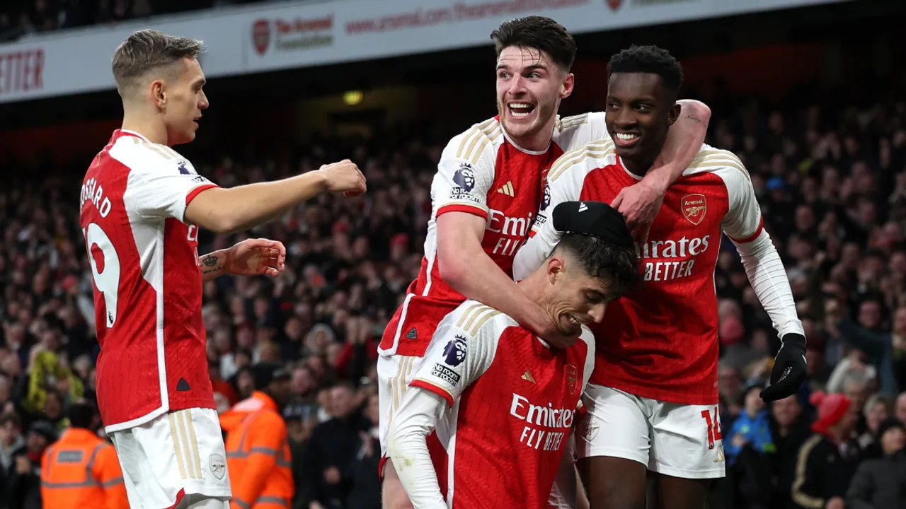Premier League: Arsenal hit Brighton 2-0 to take top spot; West Ham ...