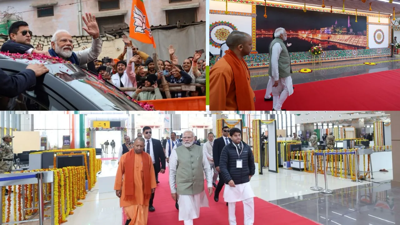 PM Modi Ayodhya visit updates: PM Modi inaugurates Maharishi Valmiki ...