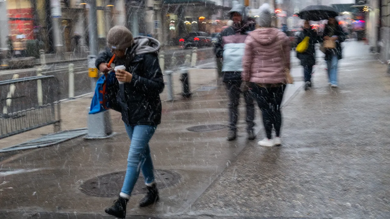 In pics | Winter storm brings strong winds, rainfall and heavy snow in ...